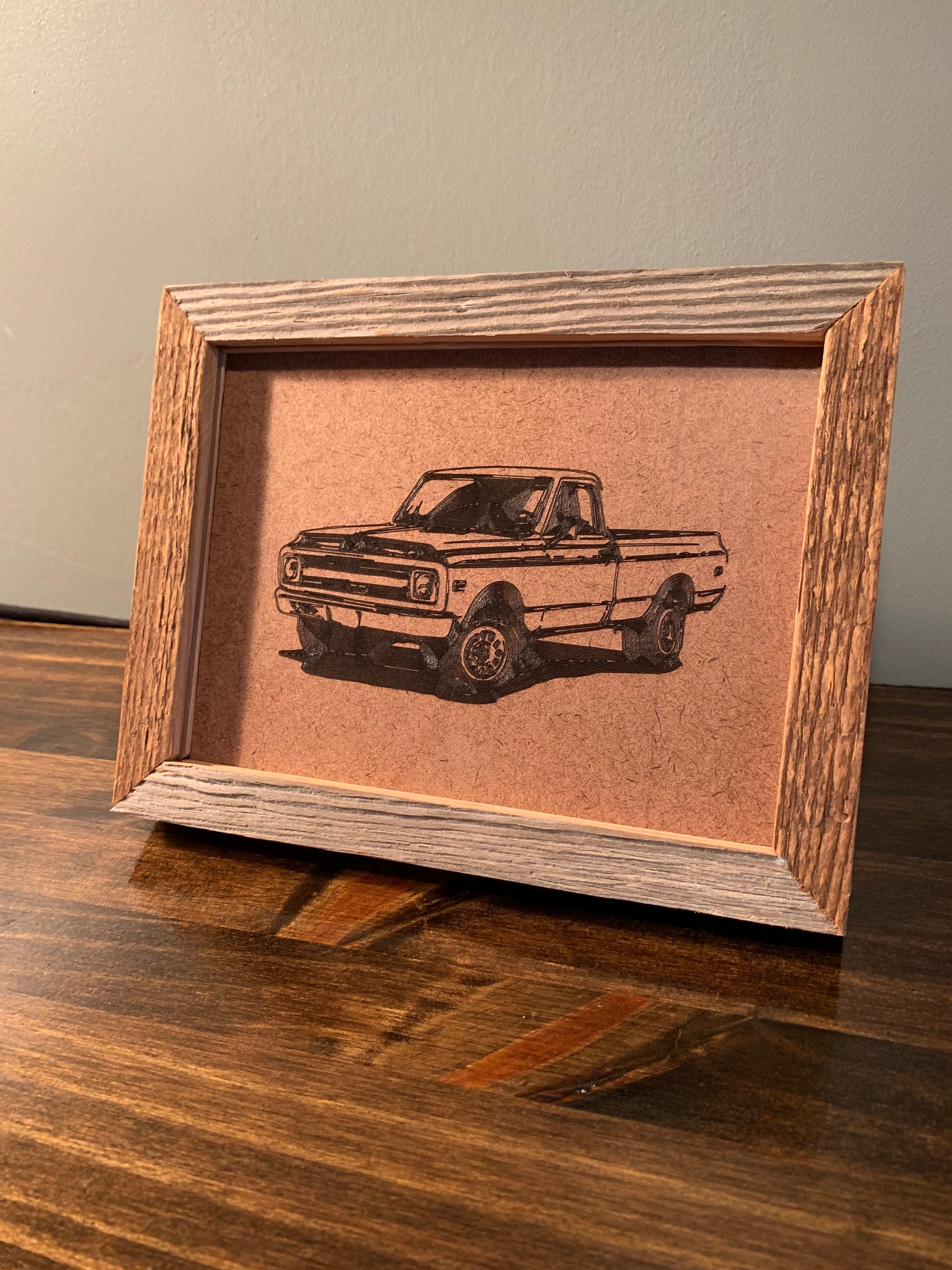 1970 Chevy C-10 Laser Engraved Sign, Chevy, C-10, Chevy C-10, Chevy ...
