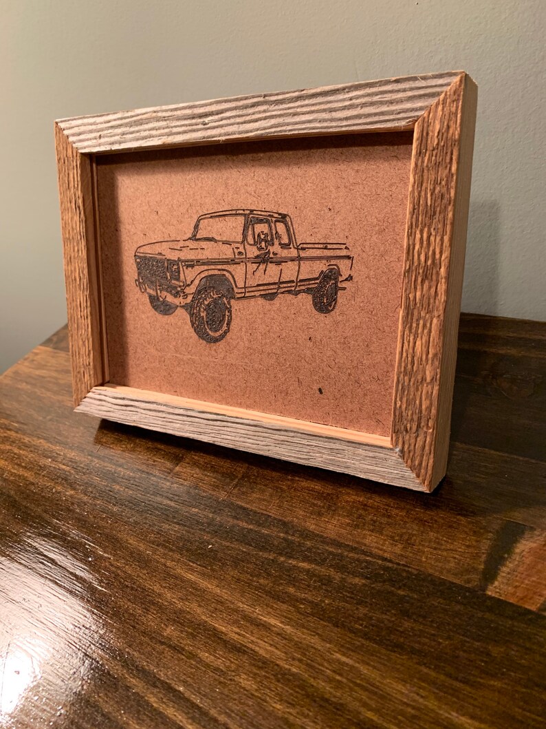 1980s Ford Truck Engraved Picture, Old Ford, Vintage, Ford Sign - Etsy
