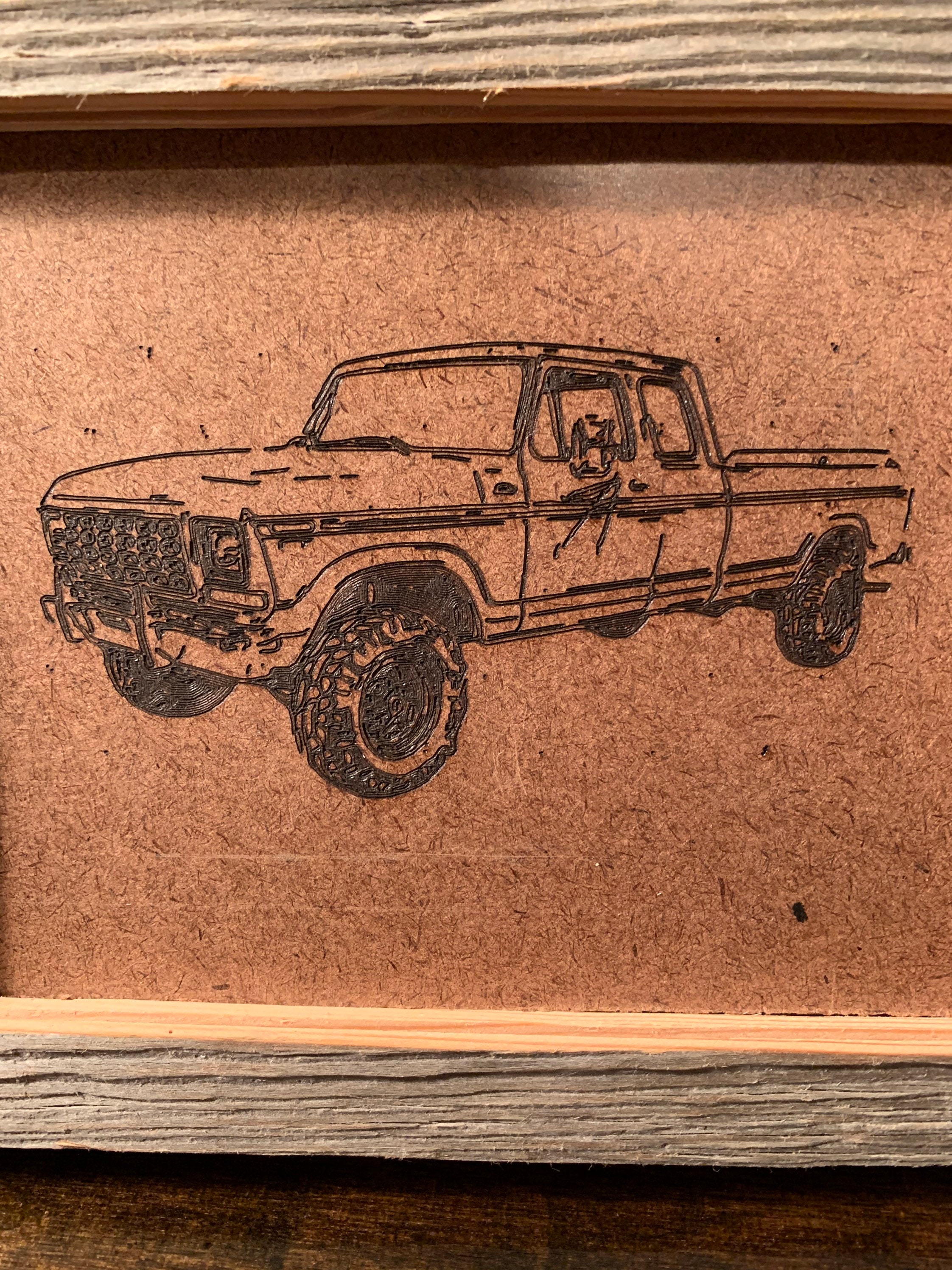 1980s Ford Truck Engraved Picture, Old Ford, Vintage, Ford Sign - Etsy