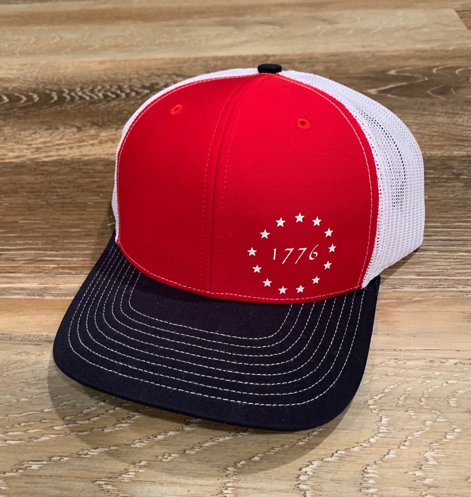 1776 Hat, American Flag Hat, Red White and Blue Hat, Betsy Ross Flag Hat - Etsy