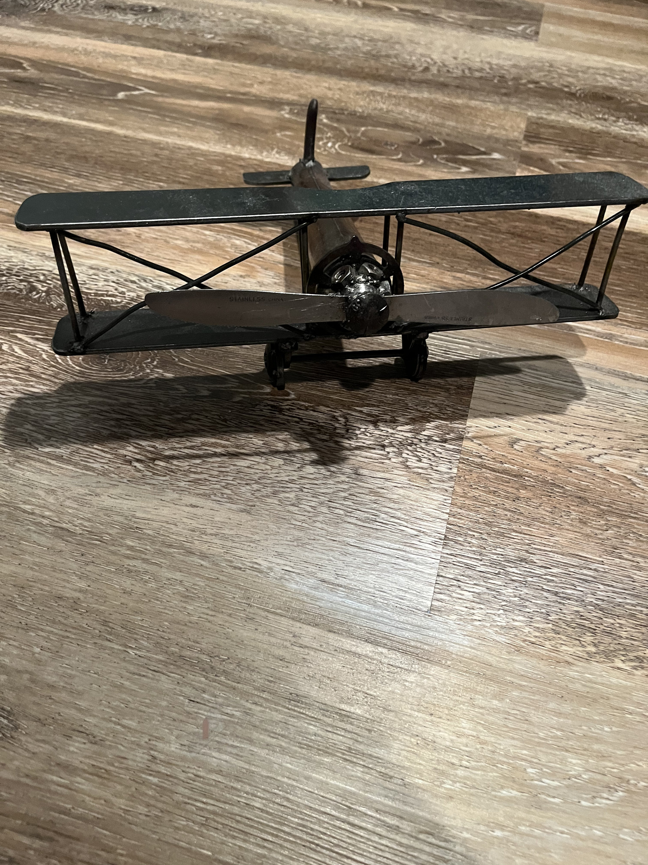 Recycled Metal Model Airplane, Metal Plane, Steampunk Plane - Etsy