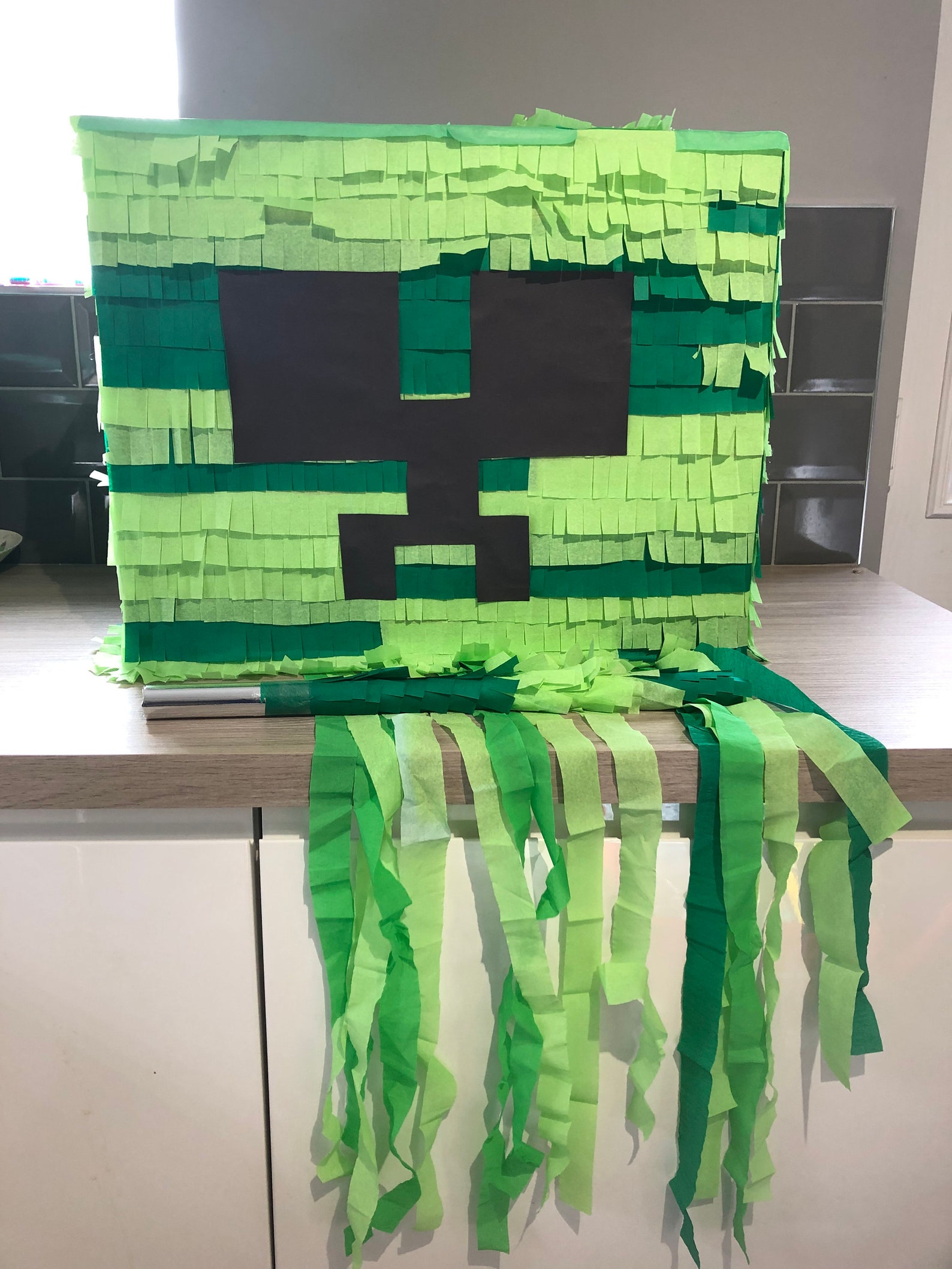 Creeper Piñata & Wooden Piñata Stick | Etsy