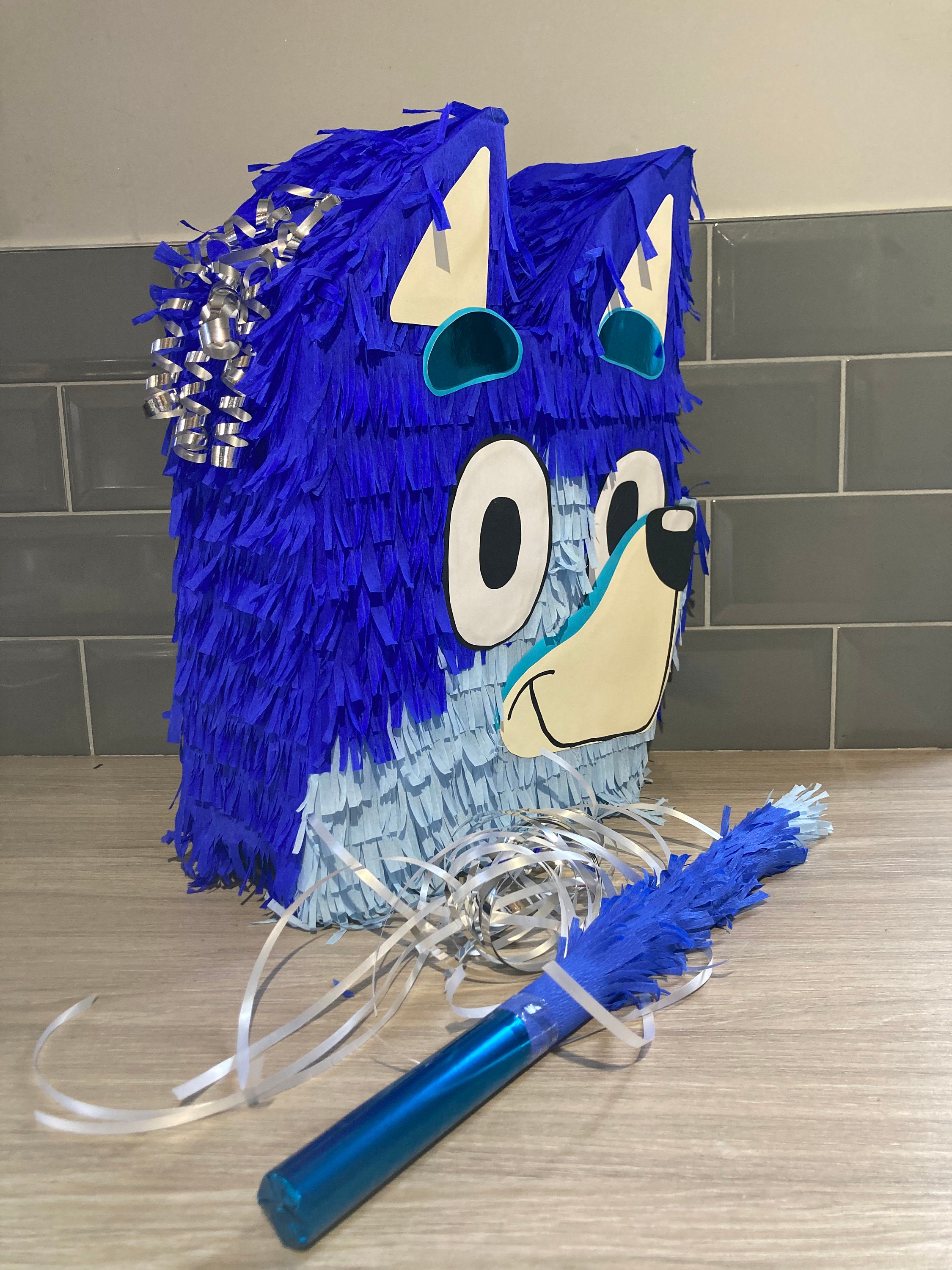 Bluey Piñata & Wooden Piñata Stick - Etsy UK