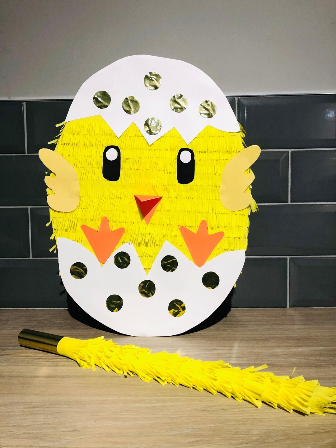 Easter Egg Piñata 40cm Height & Wooden Piñata Stick - Etsy