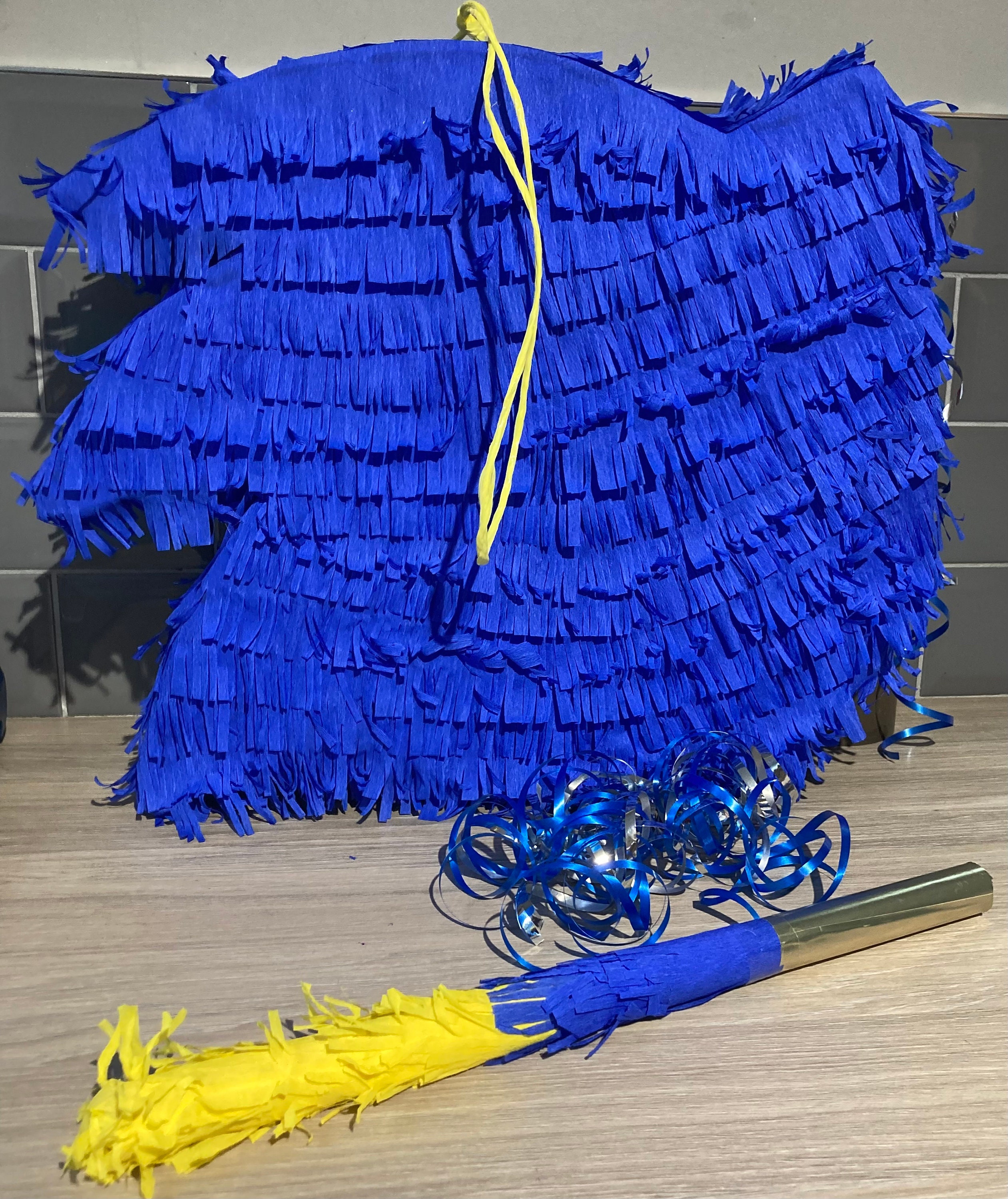 Piñata sónica y palo de piñata de madera - Etsy México