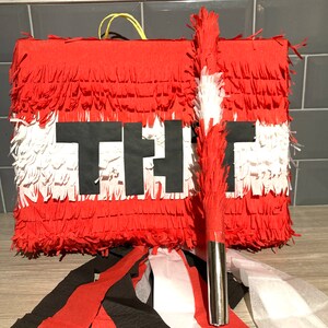 TNT Piñata & Wooden Piñata Stick - Etsy UK
