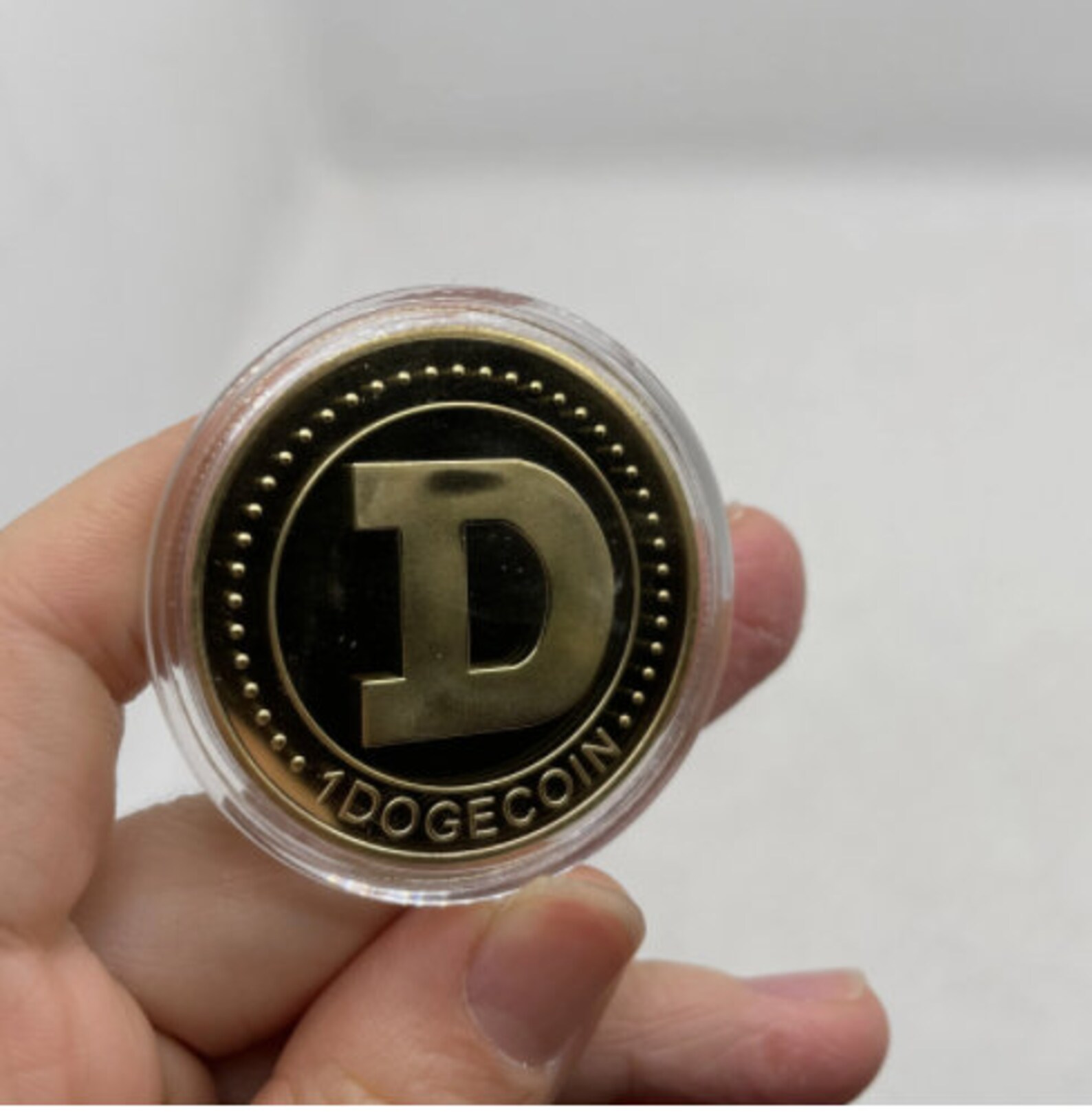 Physical Dogecoin Collectable To HODL Gold/Silver Plated | Etsy