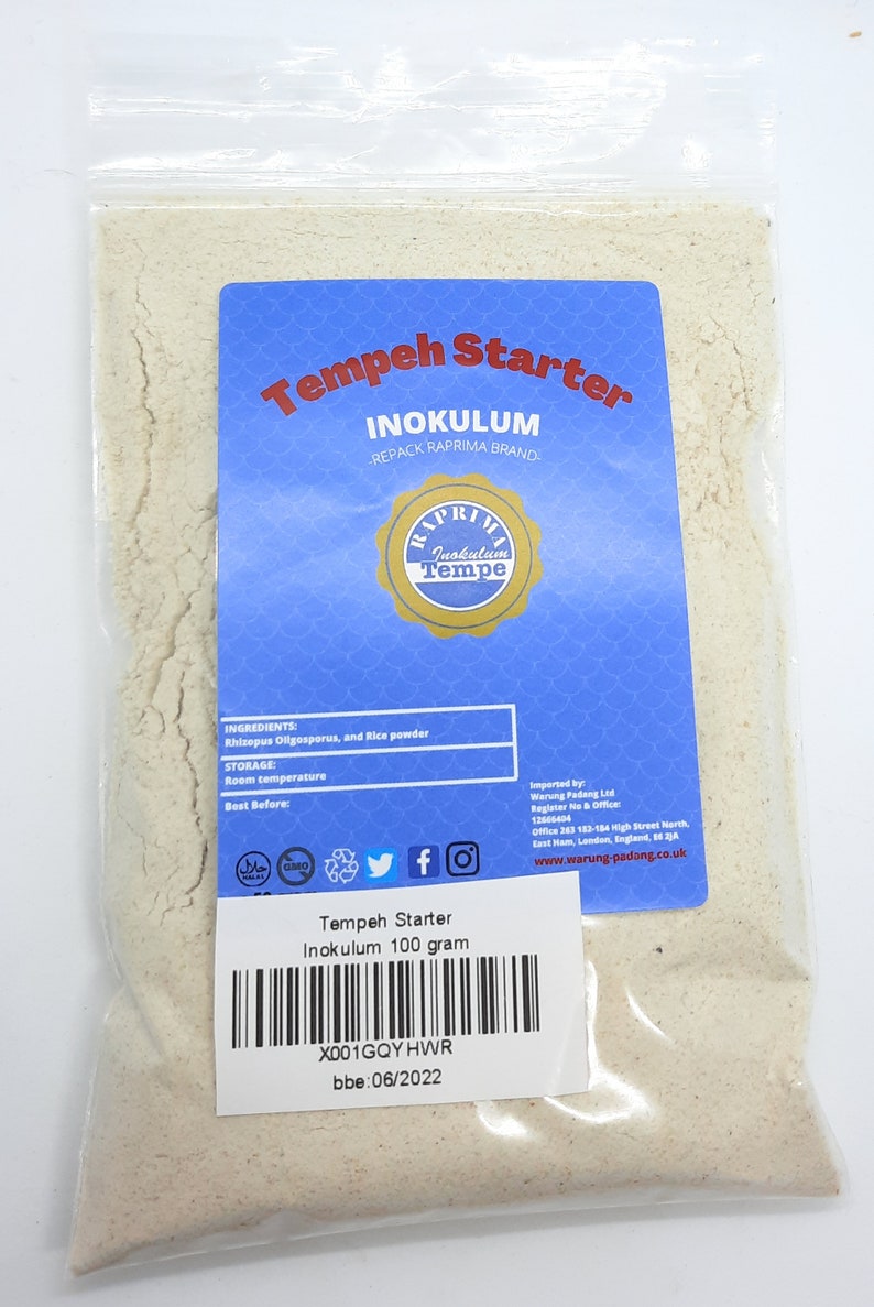 Ragi Tempe 100 Gram/tempeh Starter/live Culture-free UK POSTAGE - Etsy
