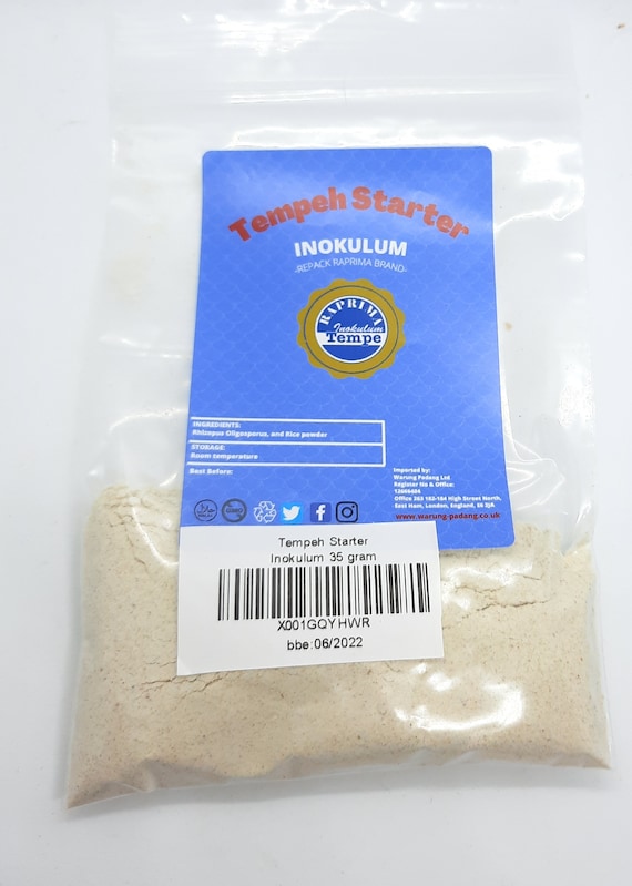 Ragi Tempeh 35 Gram/live Culture/ Tempe Starter | Etsy Australia