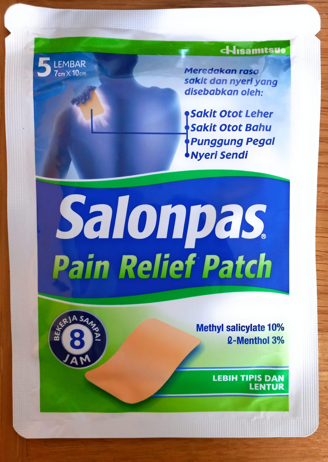 Salonpas Pain Relief Patch-5 Patches - Medicated Plaster for Joint ...