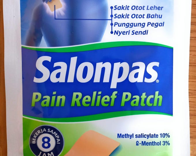 Salonpas Pain Relief Patch-5 Patches - Medicated Plaster for Joint ...