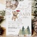 Editable Winter Christmas Gender Neutral Santa Teddy Bear We Can Bearly ...