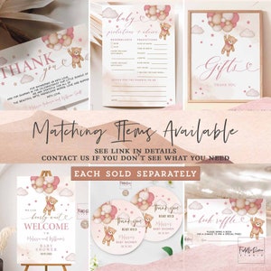 Editable Mauve Pink Girl Teddy Bear Chip Bag Wrapper Printable Label ...