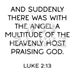 Bible Verse Digital Download, Luke 2:13, Christmas Printable, DXF, SVG ...