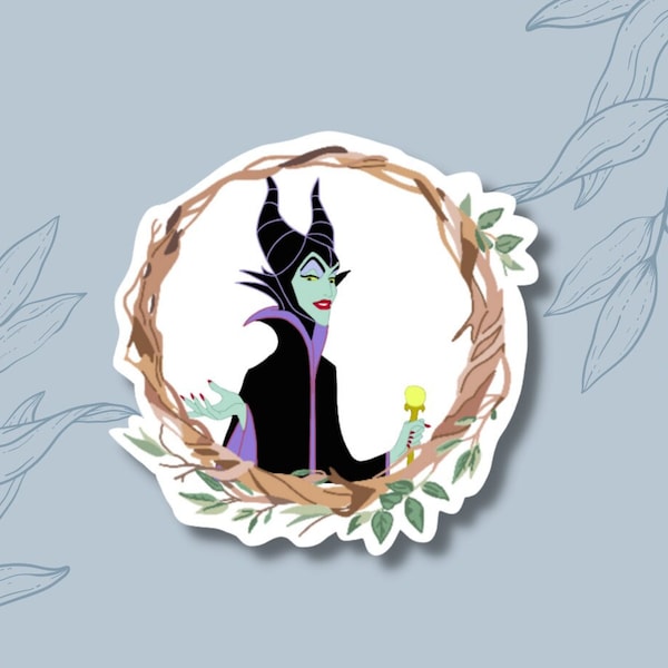 Maleficent Sticker - Etsy