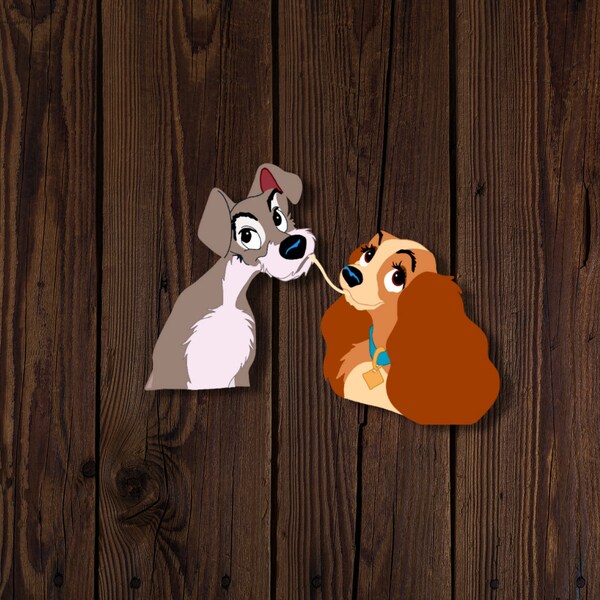 Lady and the Tramp Sticker - Etsy