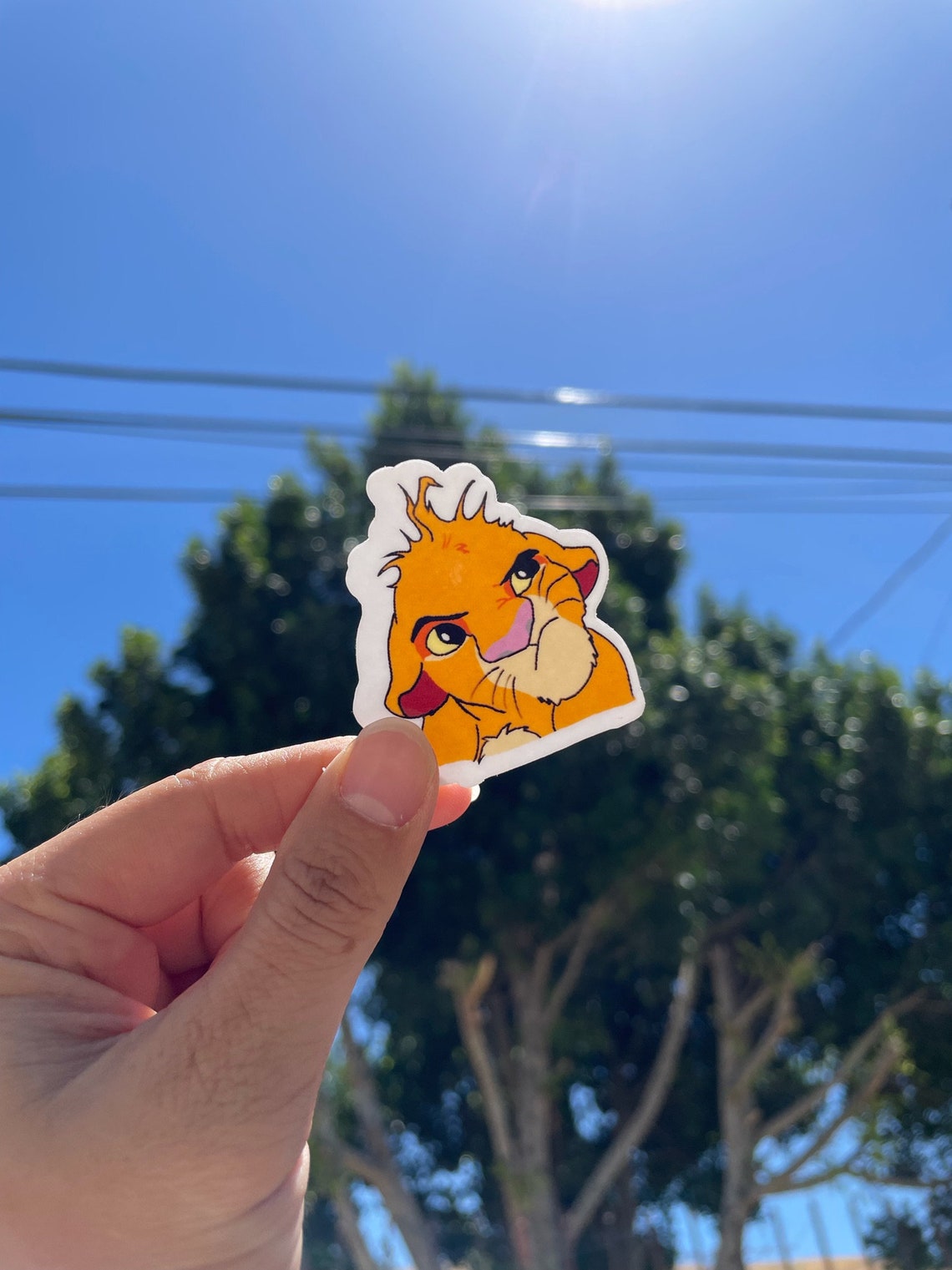 Lion King's SIMBA Sticker - Etsy