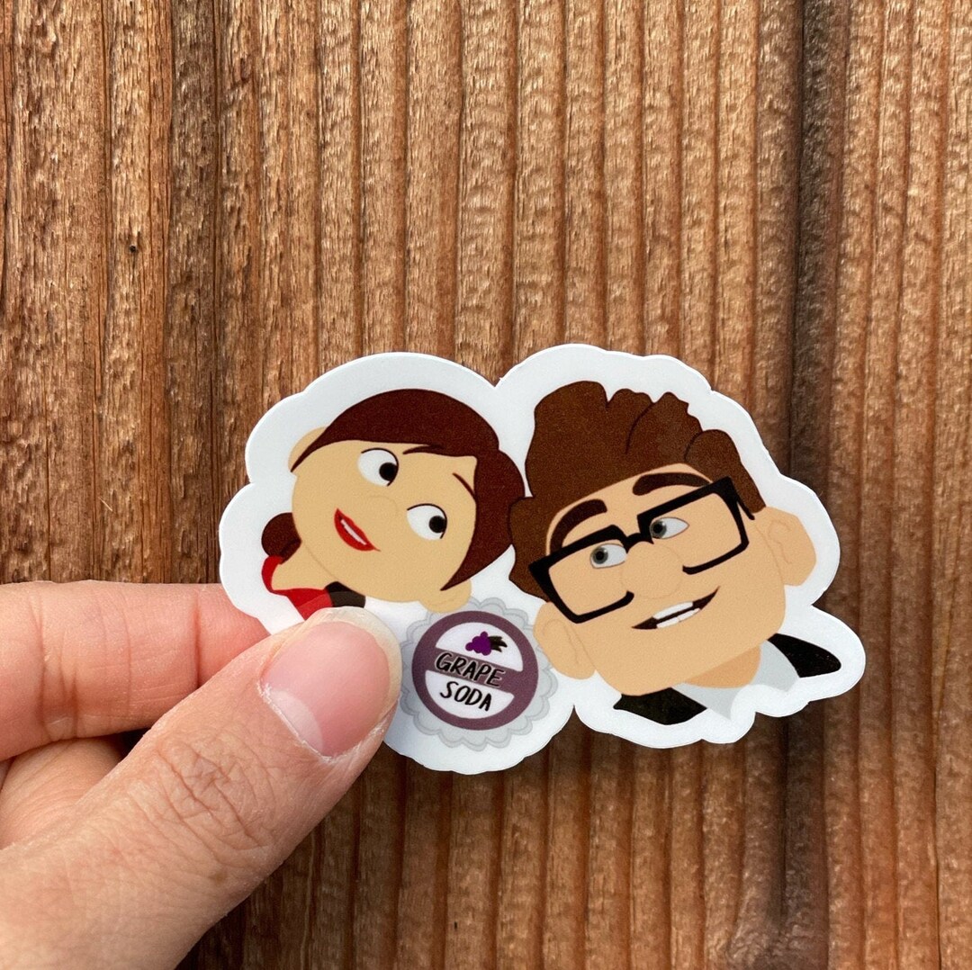 Up's Carl and Ellie Stickers - Etsy