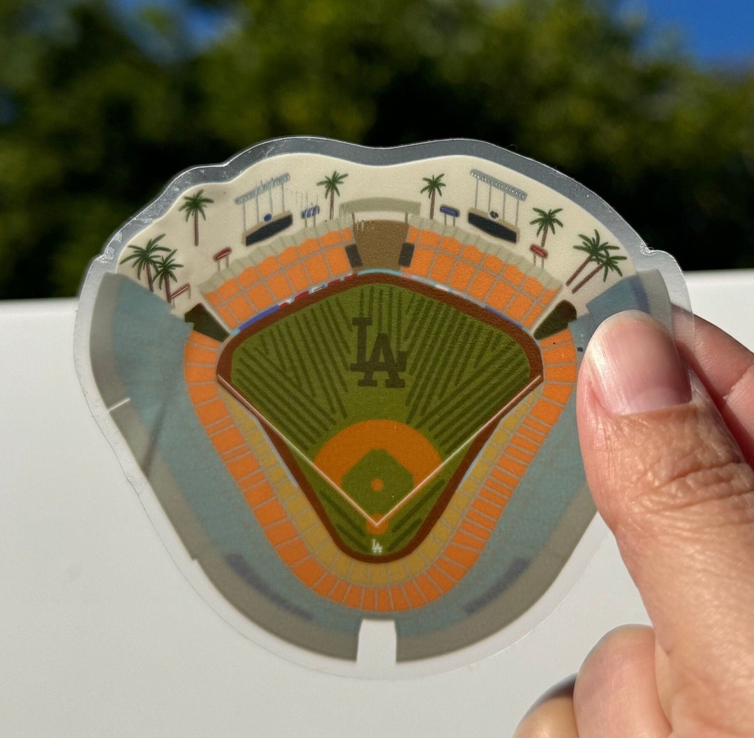 Dodger Stadium Sticker | Waterproof | Transparent - Etsy