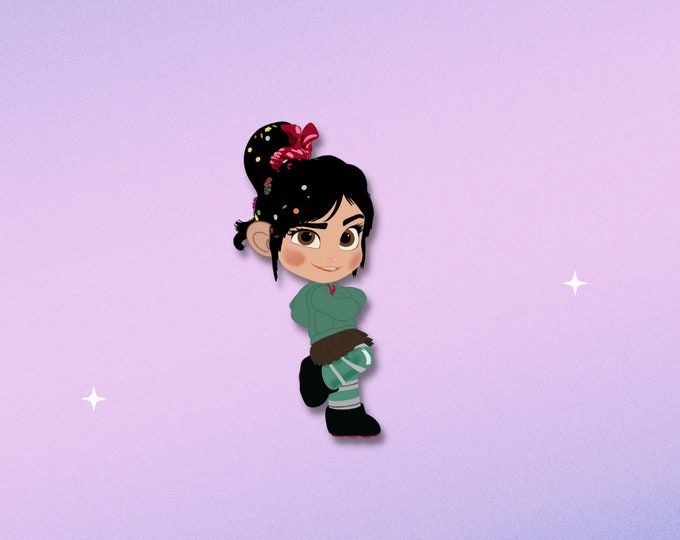 Vanellope Decal, Wreck It Ralph Decal, Car Decal, Wall Decal, Laptop ...