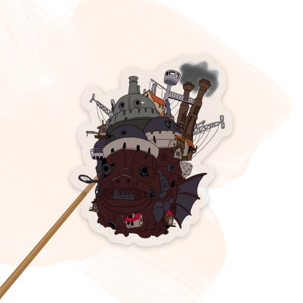 Howls Moving Castle Sticker - Etsy