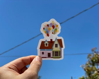 Pixar up House Silhouette Sticker/decal decoration PDF/PNG - Etsy