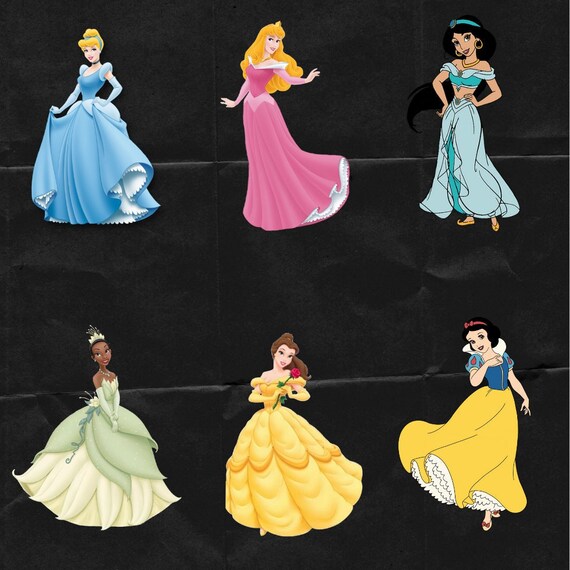 Disney Princesses Stickers - Etsy