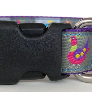 Bird Art Ribbon Dog Collar - Etsy