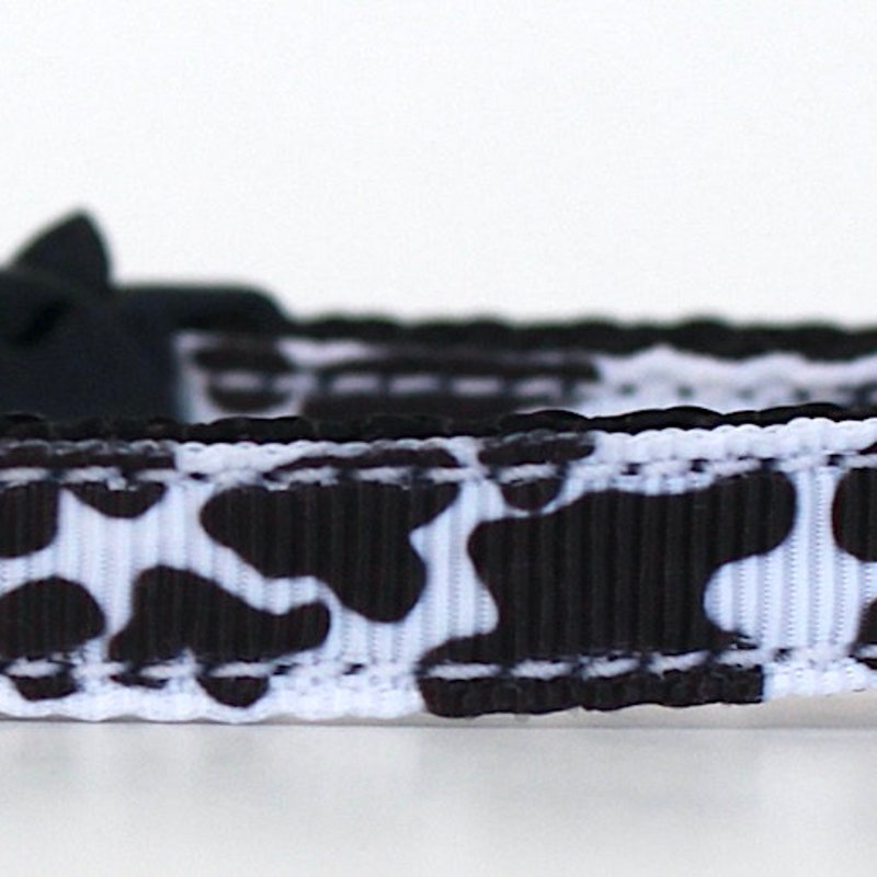 Cow Print Cat Collar - Etsy