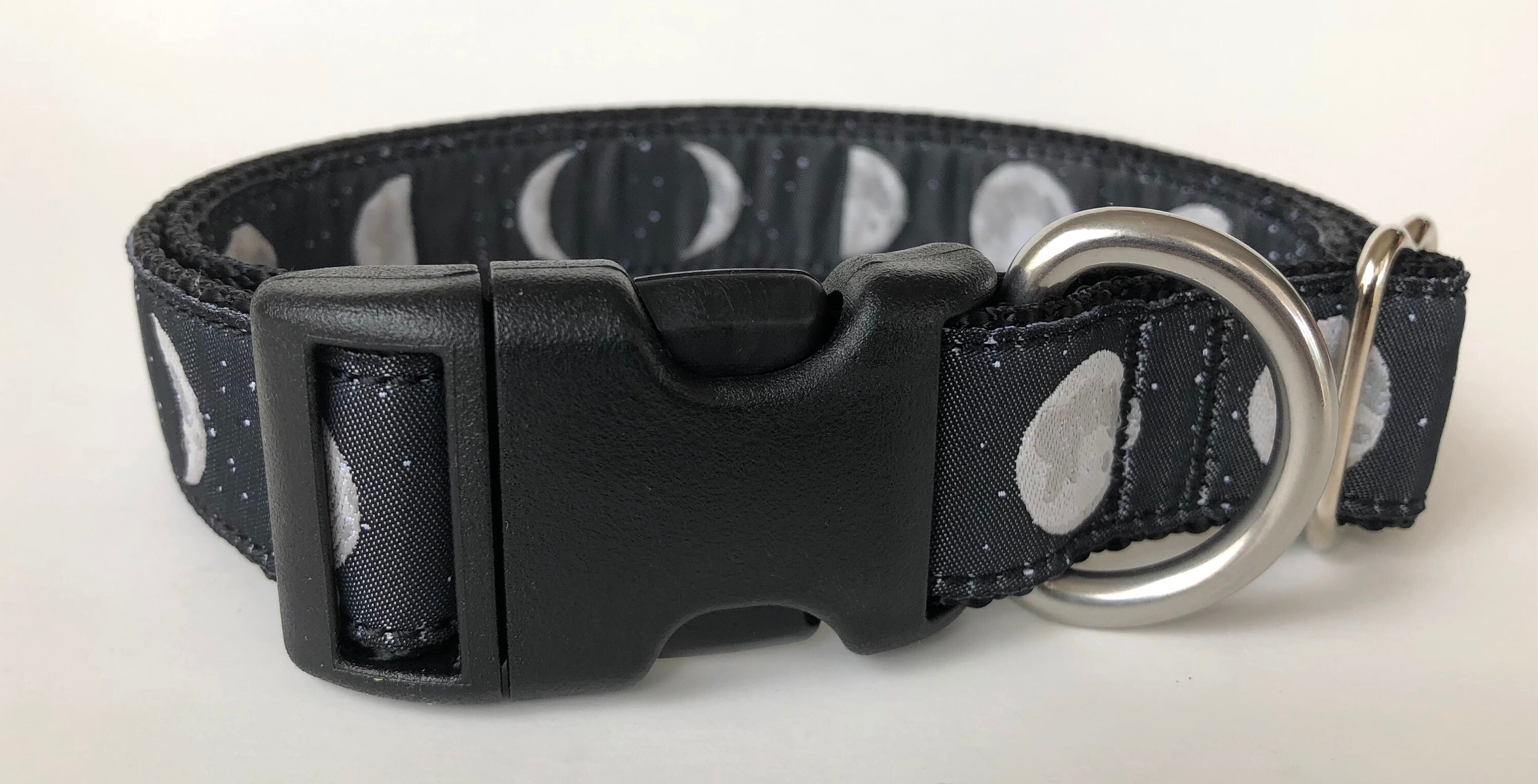 Moon Phases Ribbon Dog Collar - Etsy