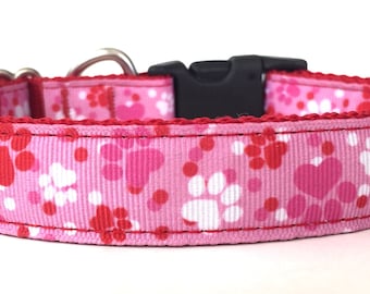 Pink Dog Paw Ribbon - Etsy