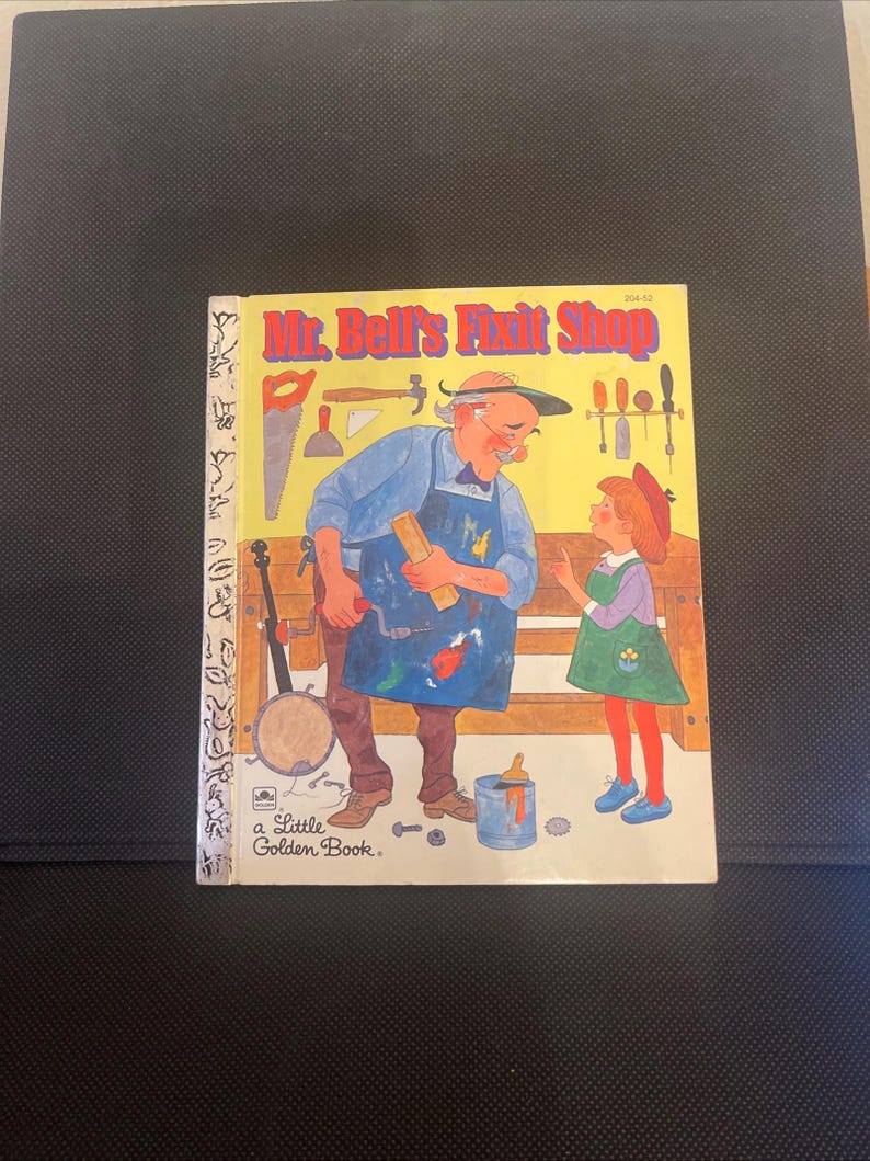Little Golden Book- Mr. Bell’s Fixit Shop -1981 - Etsy