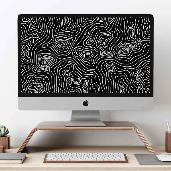 Topographic map digital - Etsy Nederland