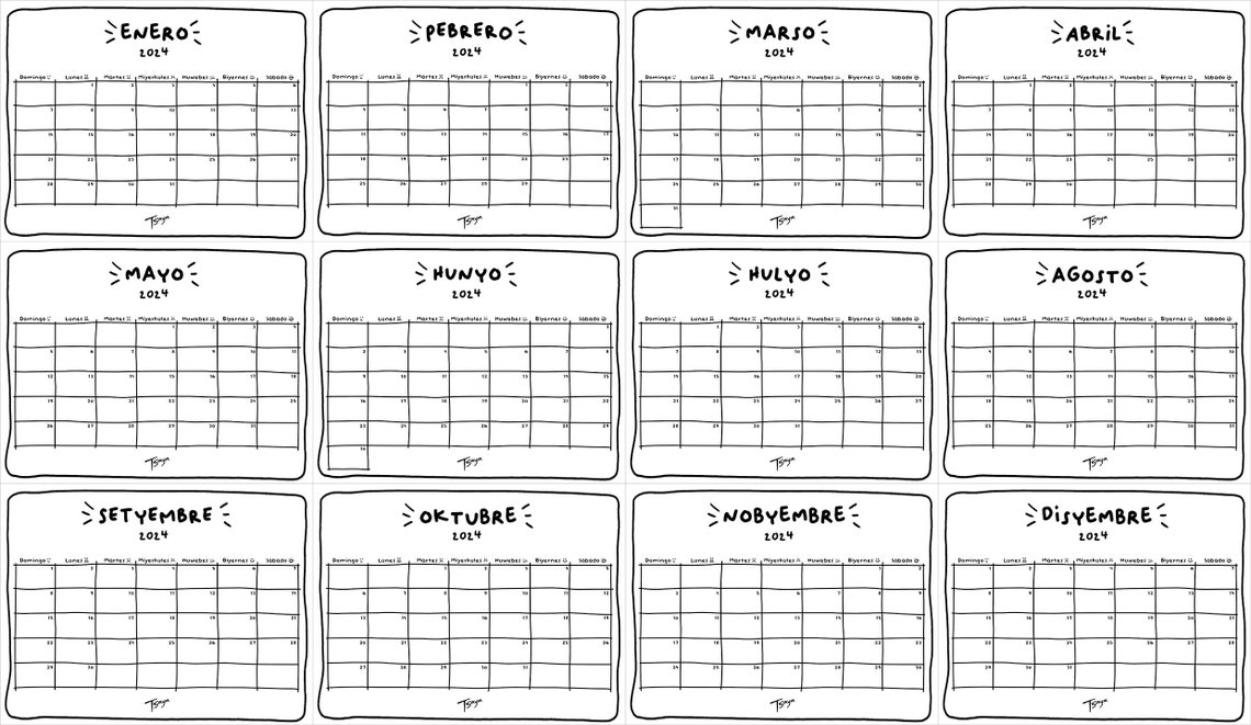 Filipino / Bisaya Notepad Printable and Downloadable - Etsy