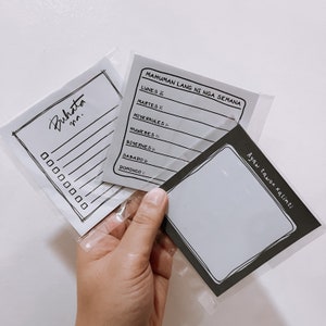 Filipino / Bisaya Notepad Printable and Downloadable - Etsy