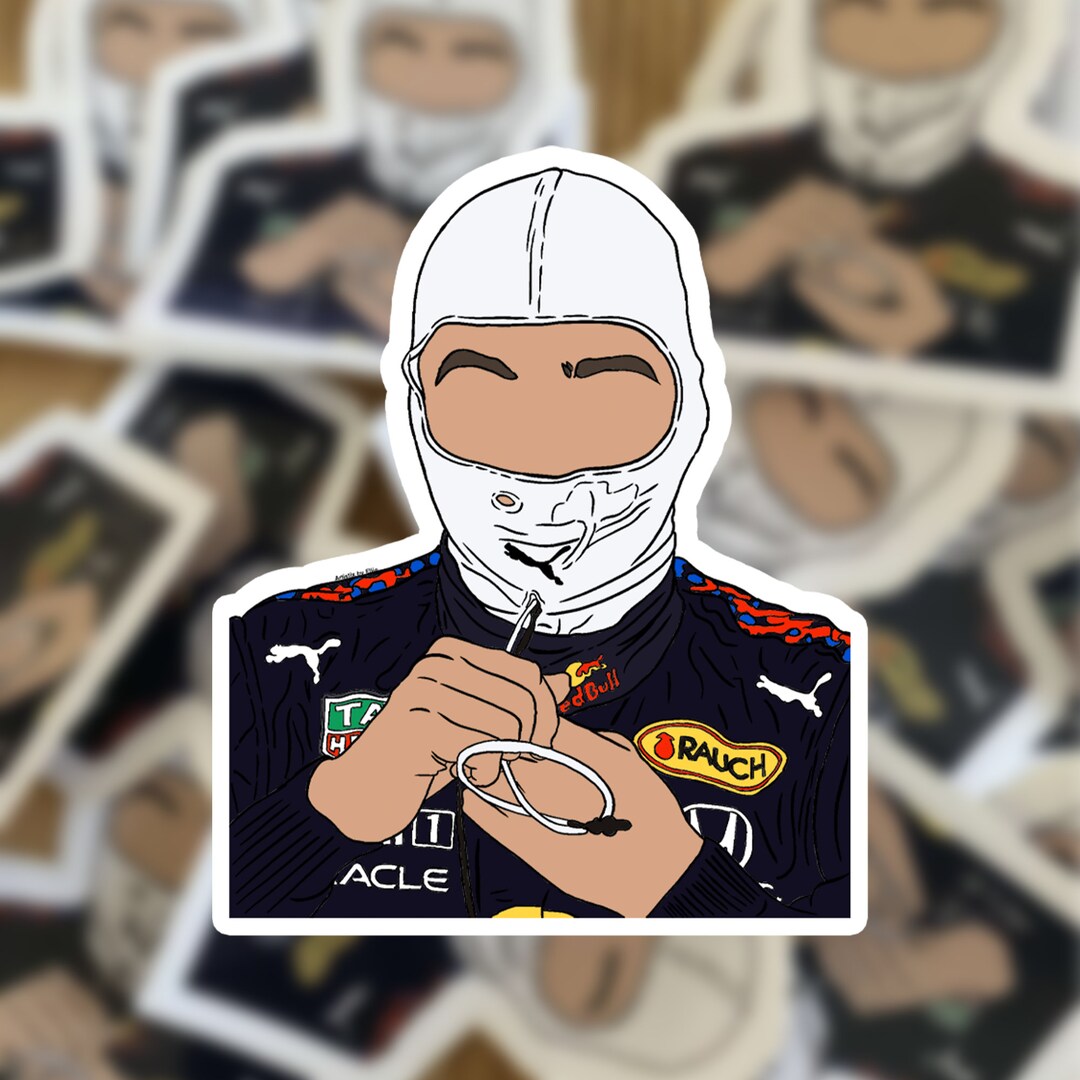 Formula 1 Sticker | Max Verstappen - Etsy