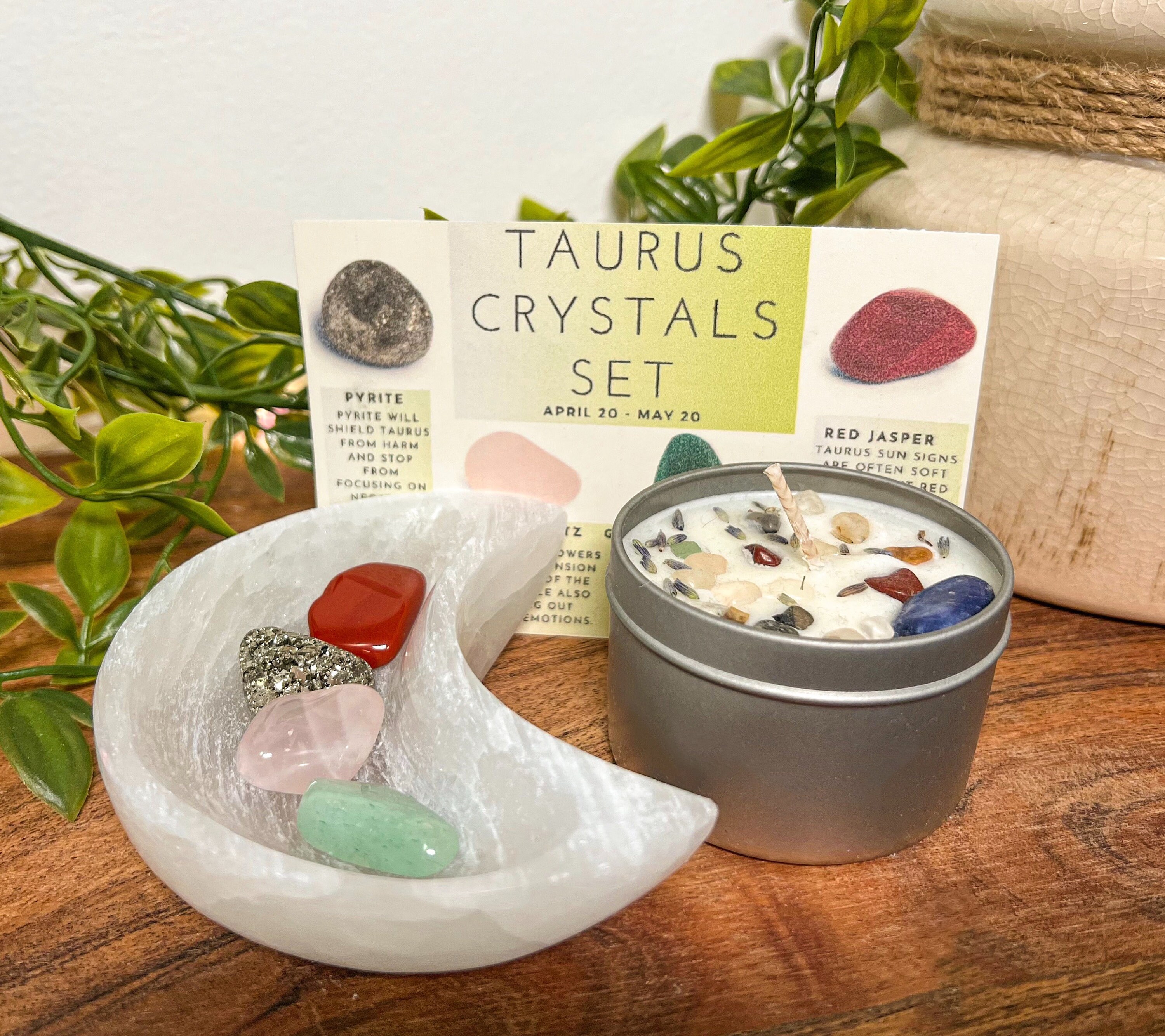 Taurus Crystals Set, Taurus Stones, Crystal Set Taurus, Tauruscrystal ...