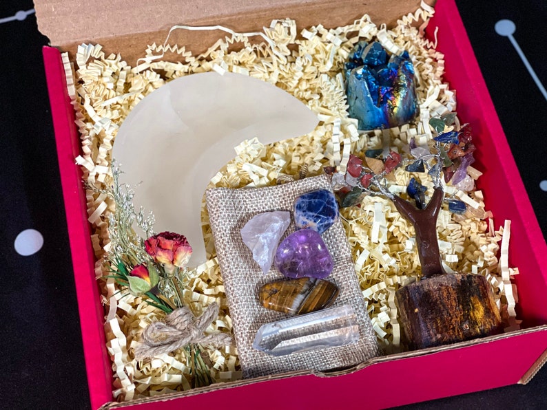 Birthday Crystal Set Birthday Crystal Box Crystal Birthday - Etsy