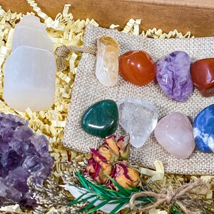 Beginners Crystal Kit, Beginners Crystals Box, Tumbled Crystal Beginner ...