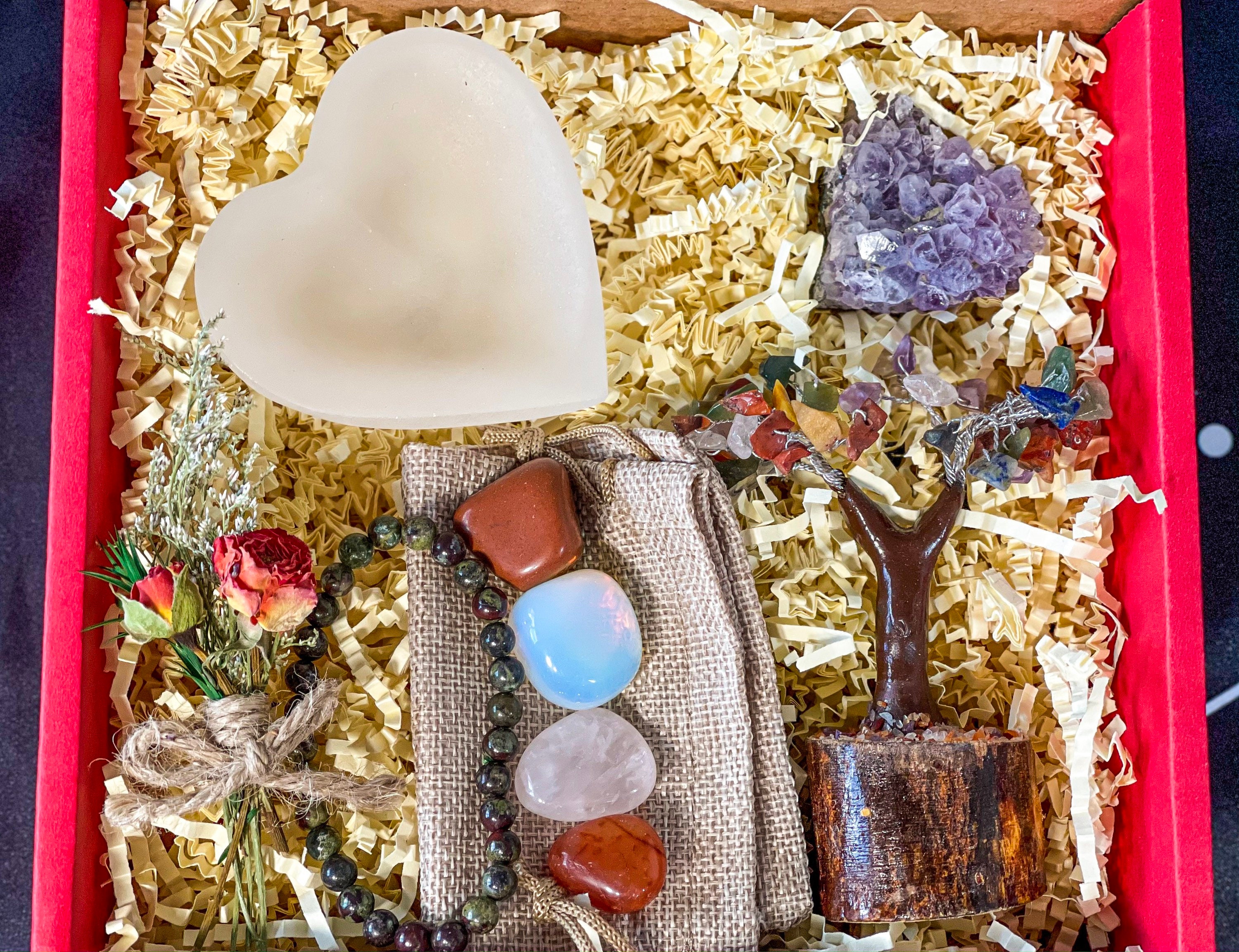 Cancer Crystals Box Cancer Deluxe Crystal Box Birthday | Etsy