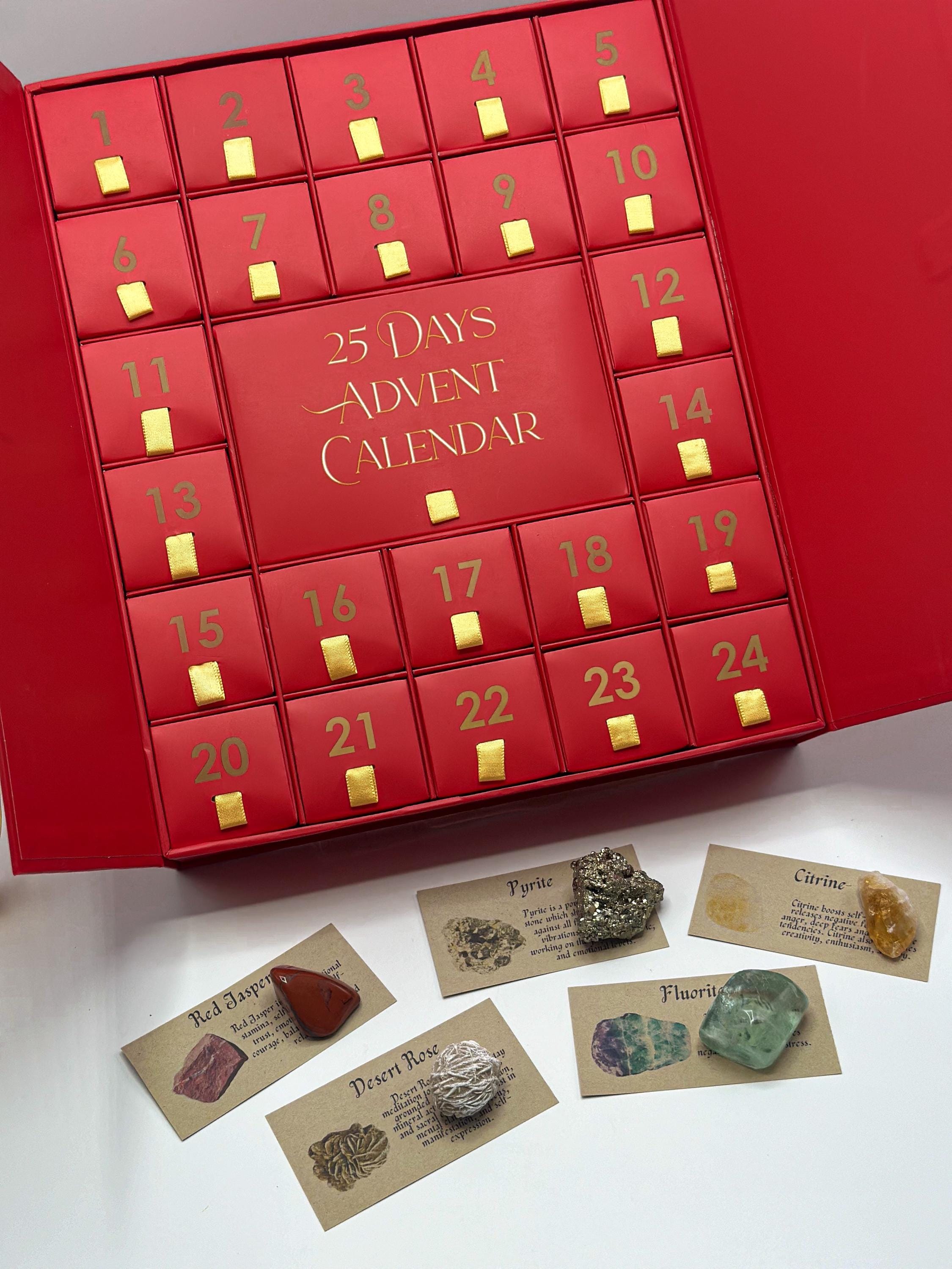 2025 Crystal Advent Calendar, Raw and Tumbled Stones Calendar ...