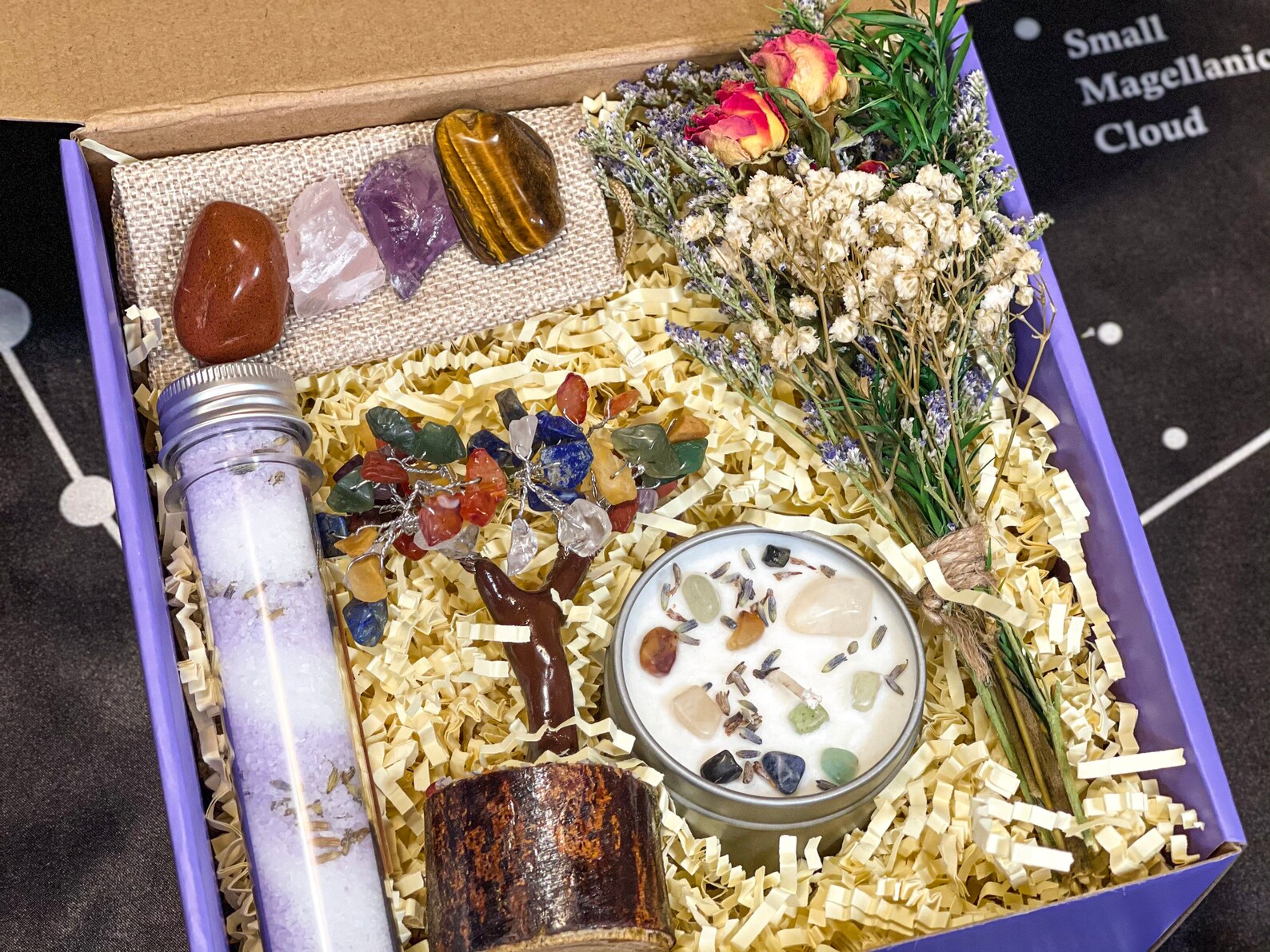 Birthday Crystal Gift Box Crystals Gift Set Crystal Infused - Etsy