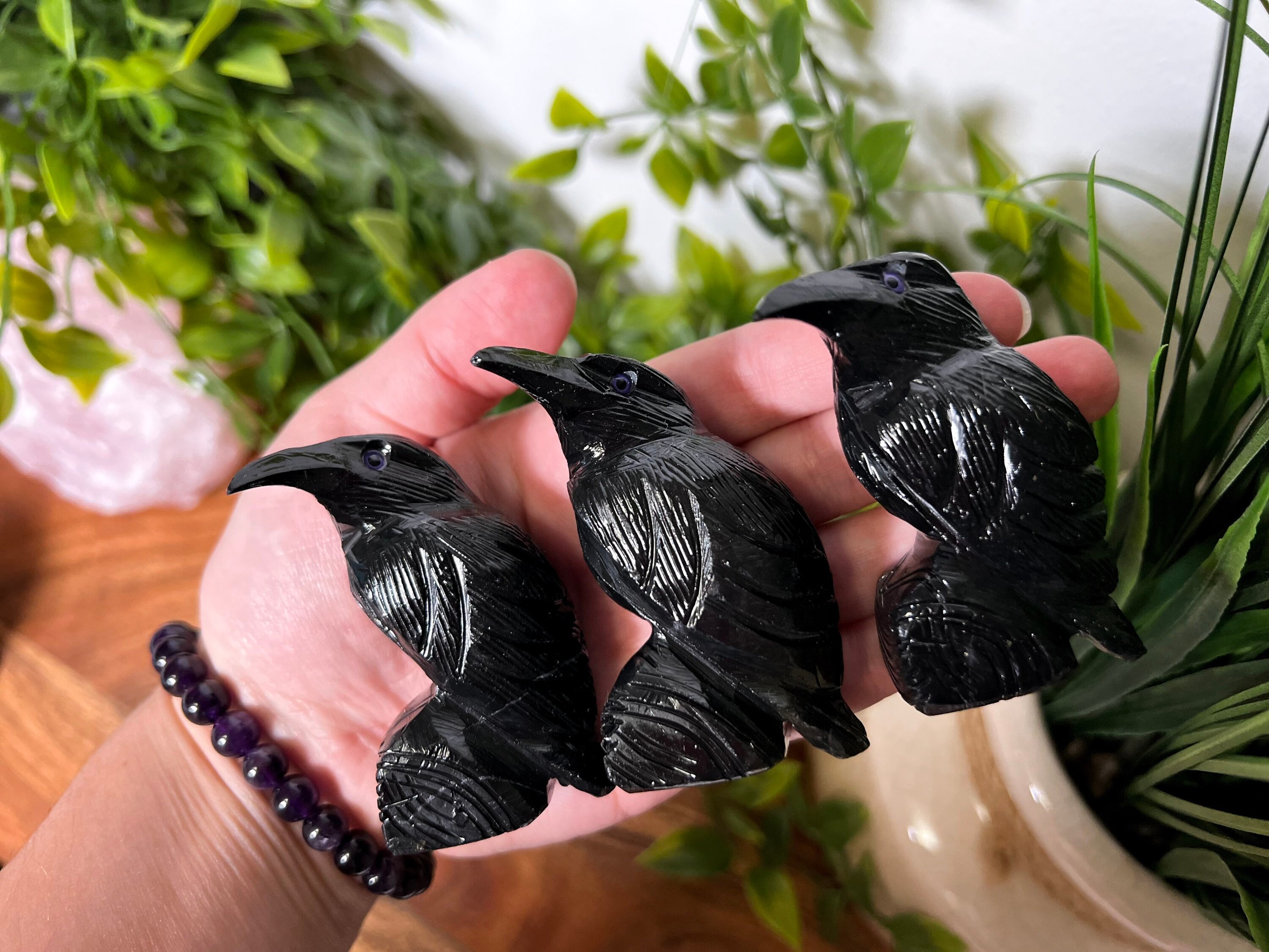 Black Onyx Raven Raven Black Onyx Stone 2.5 Inches Tall - Etsy