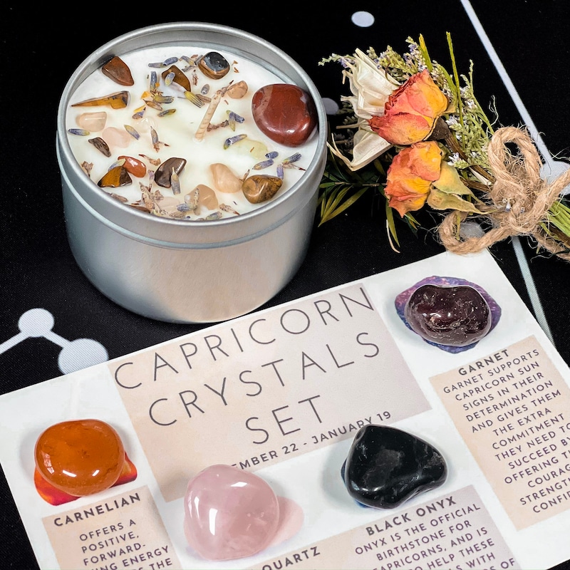 Capricorn Candle - Etsy