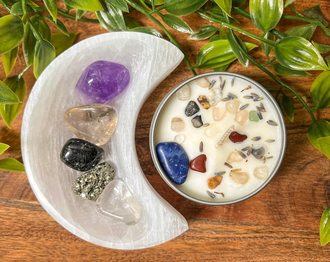 Protection and Strength Crystals Set, Crystals for Protection, Home ...