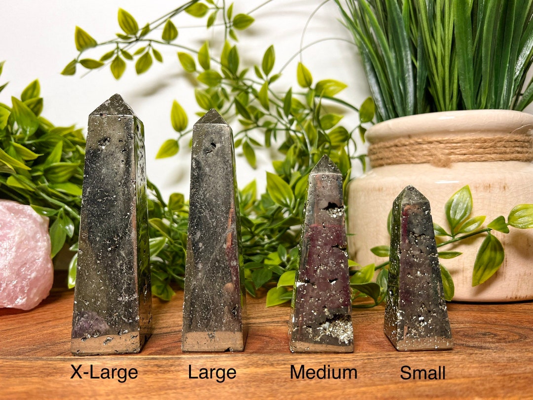 Pyrite Obelisk, Pyrite Tower by Size, Pyrite Towers From Peru, AAA ...