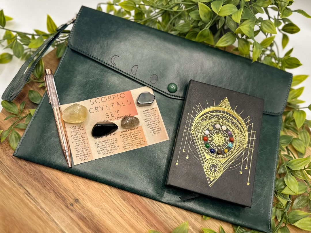 Deluxe Scorpio Crystal Set, Scorpio Birthday Gift, Scorpio Crystals ...