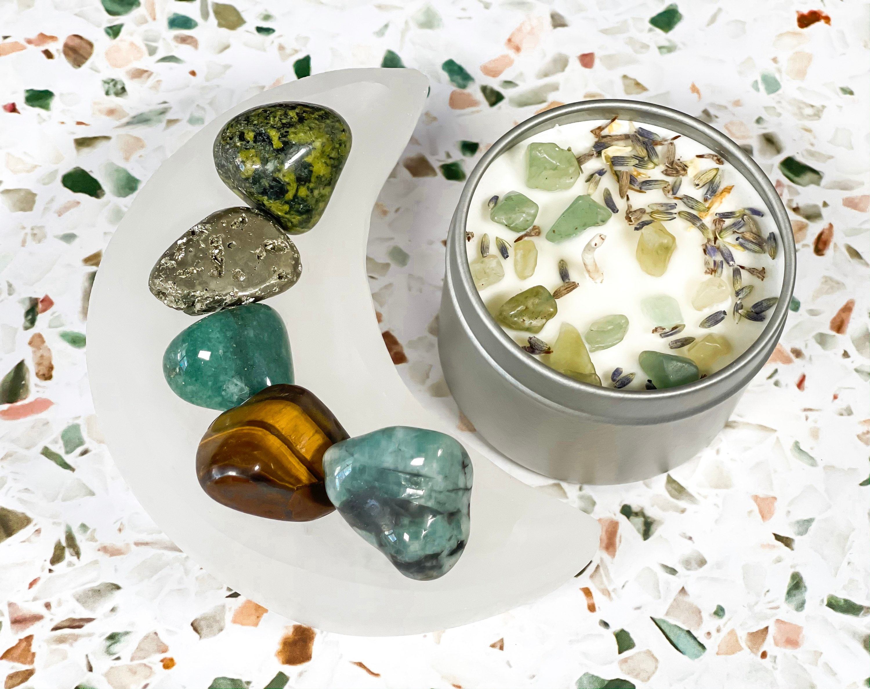 Attract Wealth and Abundance Crystal Kit Money Manifestation - Etsy