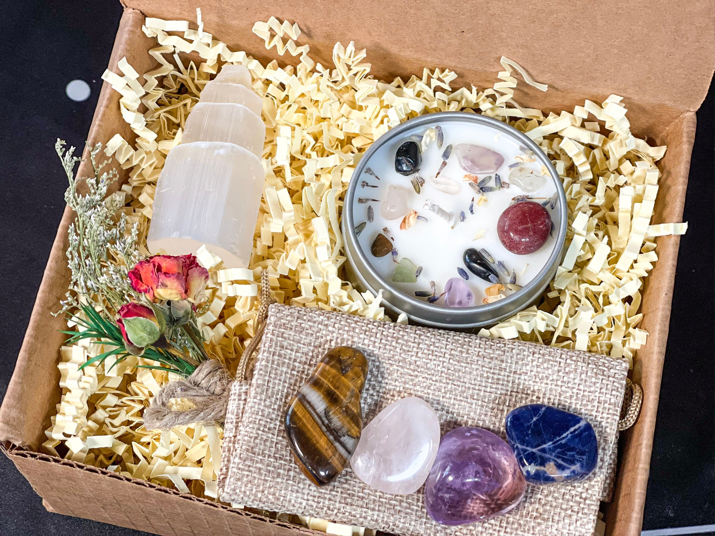 Crystal Kit Box Healing Crystal Kit Birthday Crystal Box - Etsy