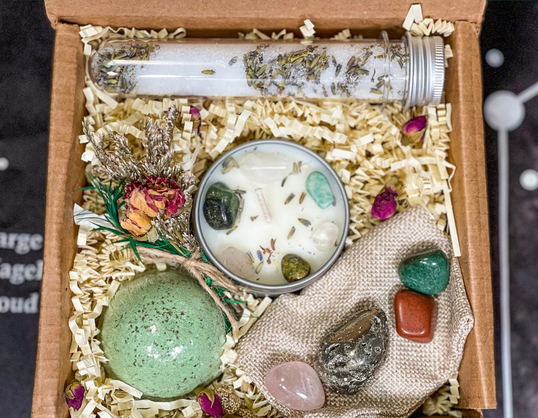 Taurus Crystal Gift Set, Taurus Crystal Box, Taurus Gift, Taurus Candle ...